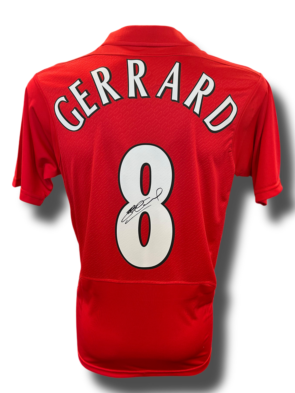 STEVEN GERRARD SIGNED LIVERPOOL FC ISTANBUL 05 SHIRT GERRARD 8 (AFTAL