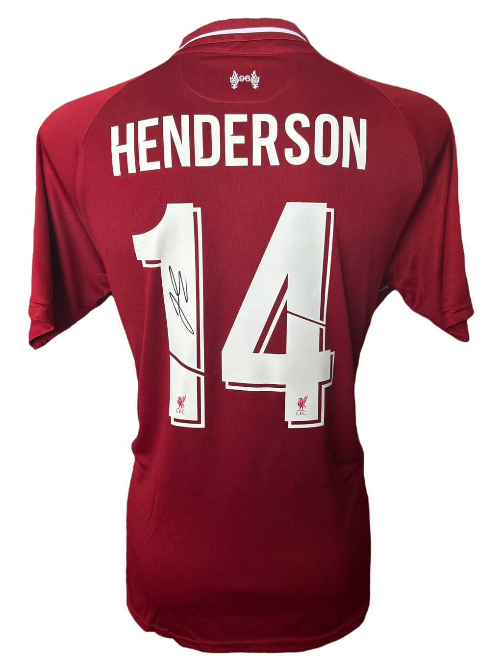 JORDAN HENDERSON SIGNED 2018/19 LIVERPOOL CHAMPIONS LEAGUE FINAL SHIRT