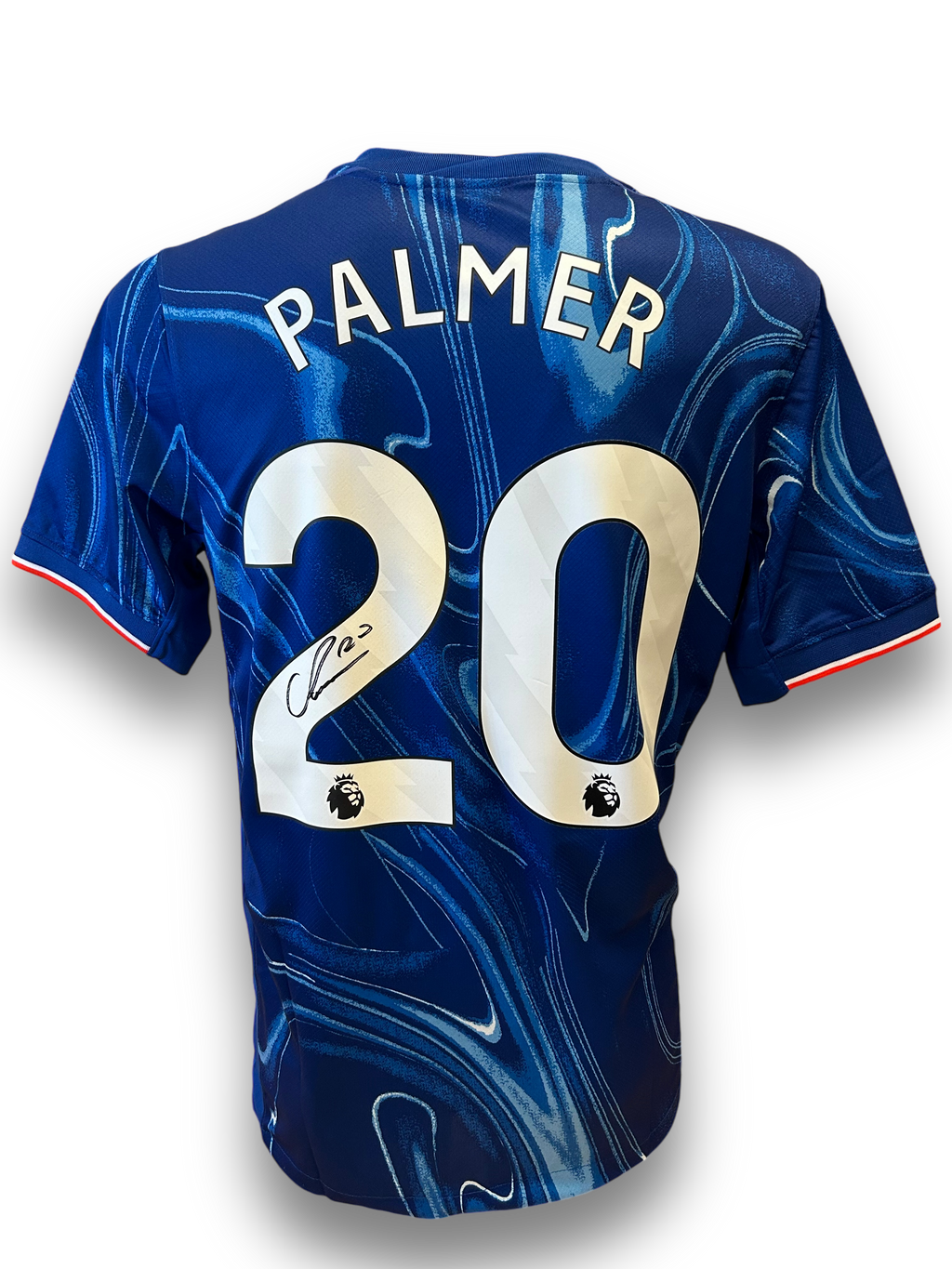 COLE PALMER SIGNED CHELSEA FC 2024/25 HOME SHIRT PALMER 20 (AFTAL COA)