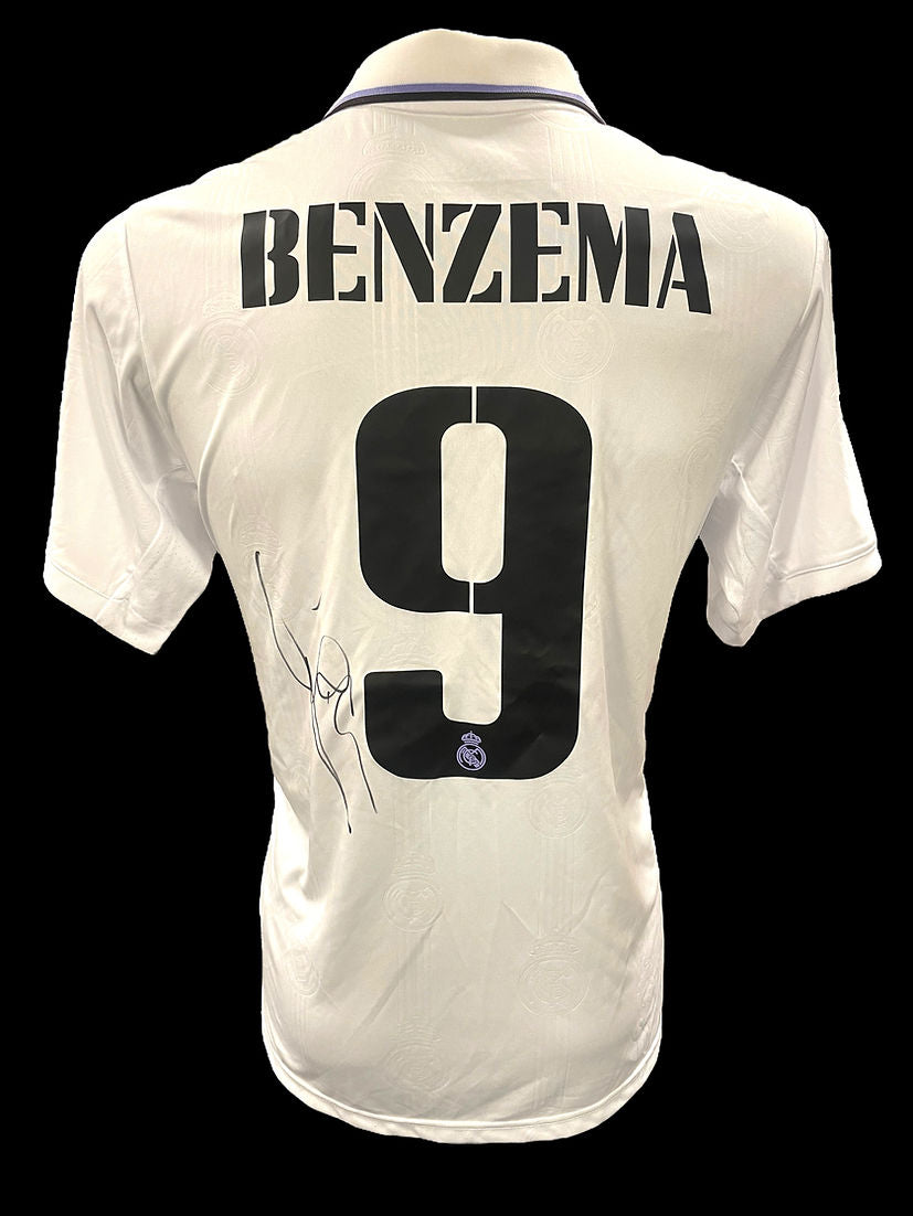 KARIM BENZEMA SIGNED 2012/23 REAL MADRID SHIRT (AFTAL COA)