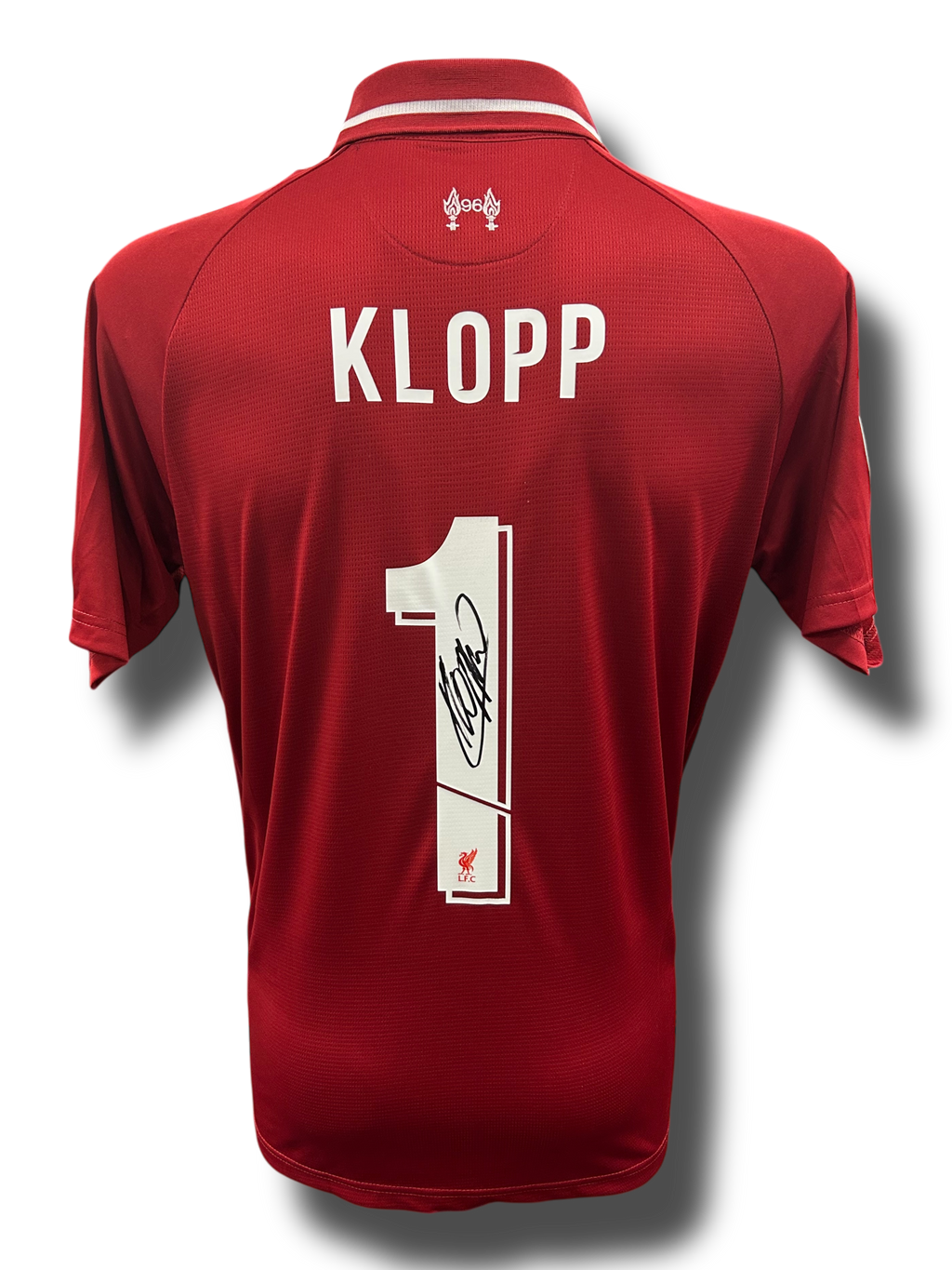 JURGEN KLOPP SIGNED 2018/19 LIVERPOOL CHAMPIONS LEAGUE FINAL SHIRT (AF