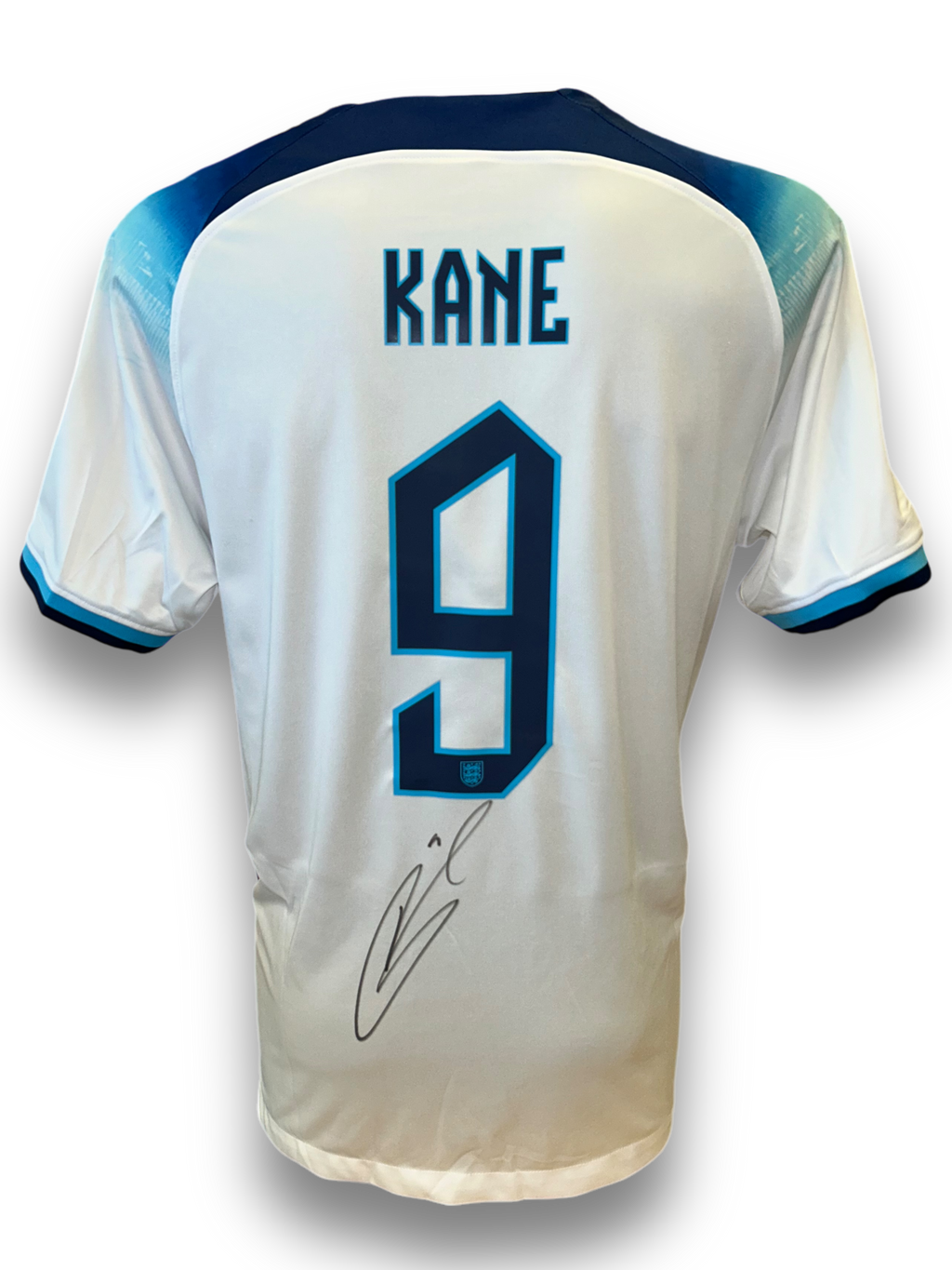 HARRY KANE SIGNED 2022 ENGLAND RECORD GOAL SCORER HOME SHIRT (AFTAL CO