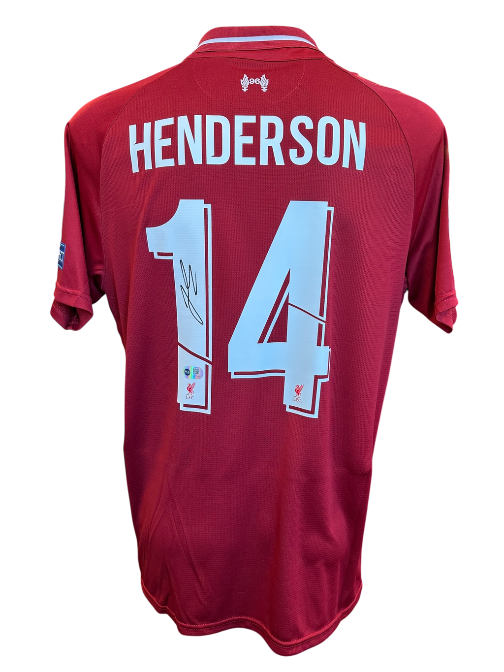 JORDAN HENDERSON SIGNED 2018/19 LIVERPOOL UCL FINAL MADRID SHIRT (ACG