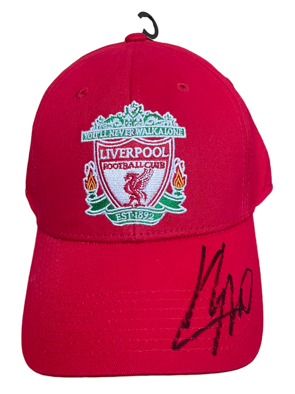 JURGEN KLOPP SIGNED LIVERPOOL FC OFFICIAL LFC BADGE CAP (AFTAL COA)